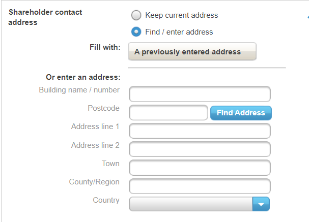 How do I add or Change the Shareholder Contact Address? – Inform Direct