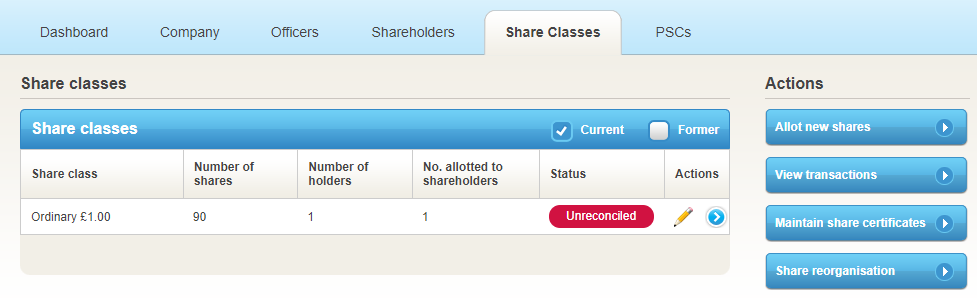How do I allot shares to reconcile a share class? – Inform Direct